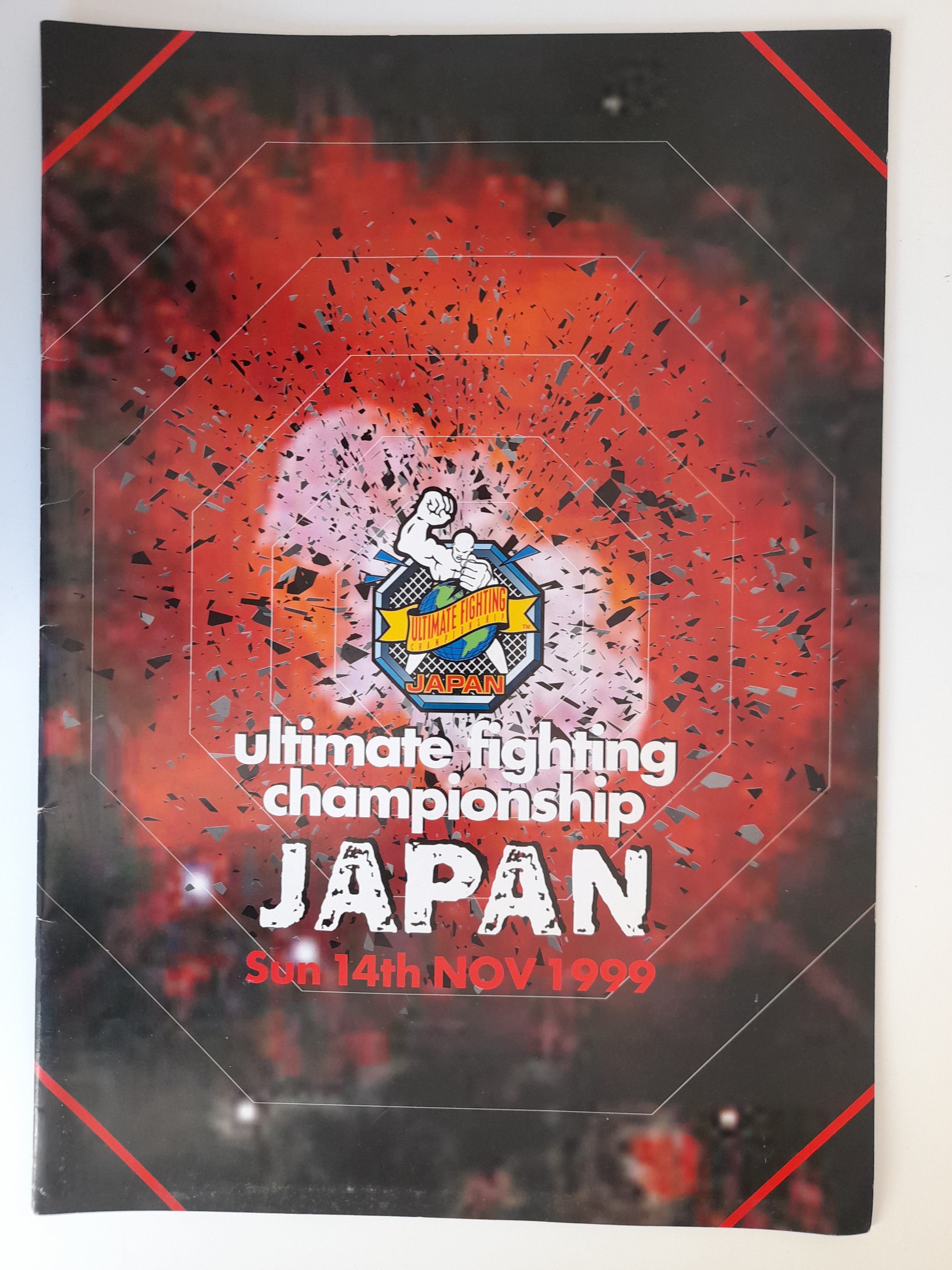 UFC 23 - Ultimate Japan 2 - (1999) - Official Event Program – Combat ...